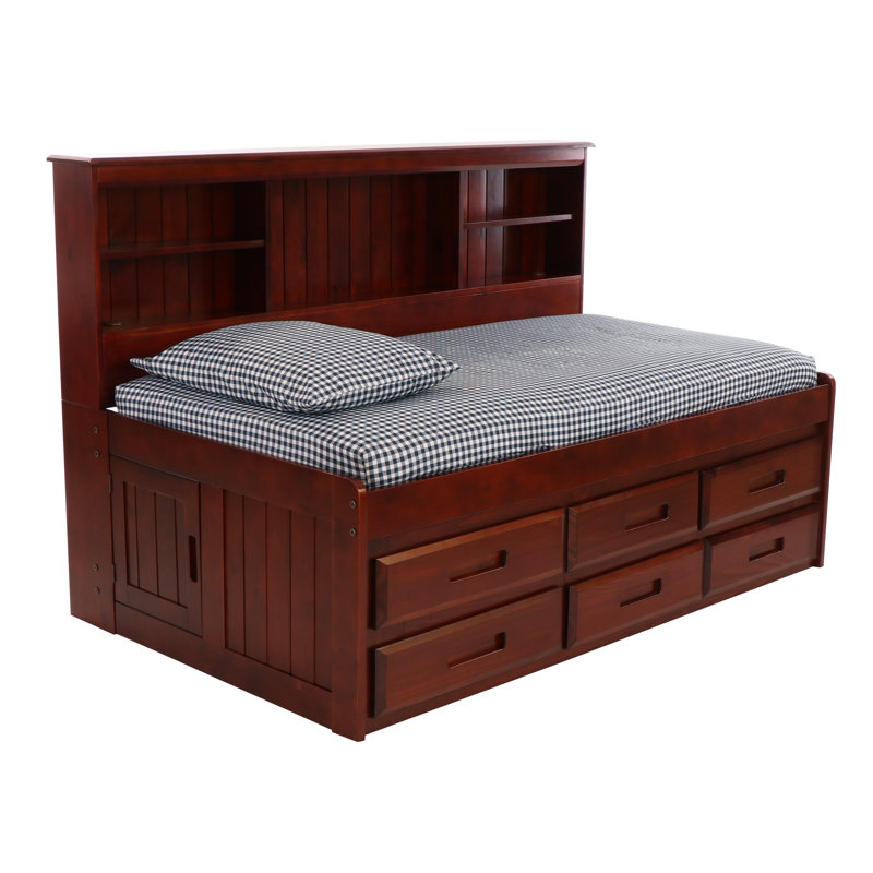 Viv + Rae Beckford 6 Drawer Solid Wood Daybed with Bookcase by Viv + Raeâ?¢ & Reviews | Wayfair